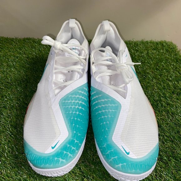 Nike | Shoes | Mens Nike React Vapor Nxt Hc Tennis Shoes Cv72436 White ...